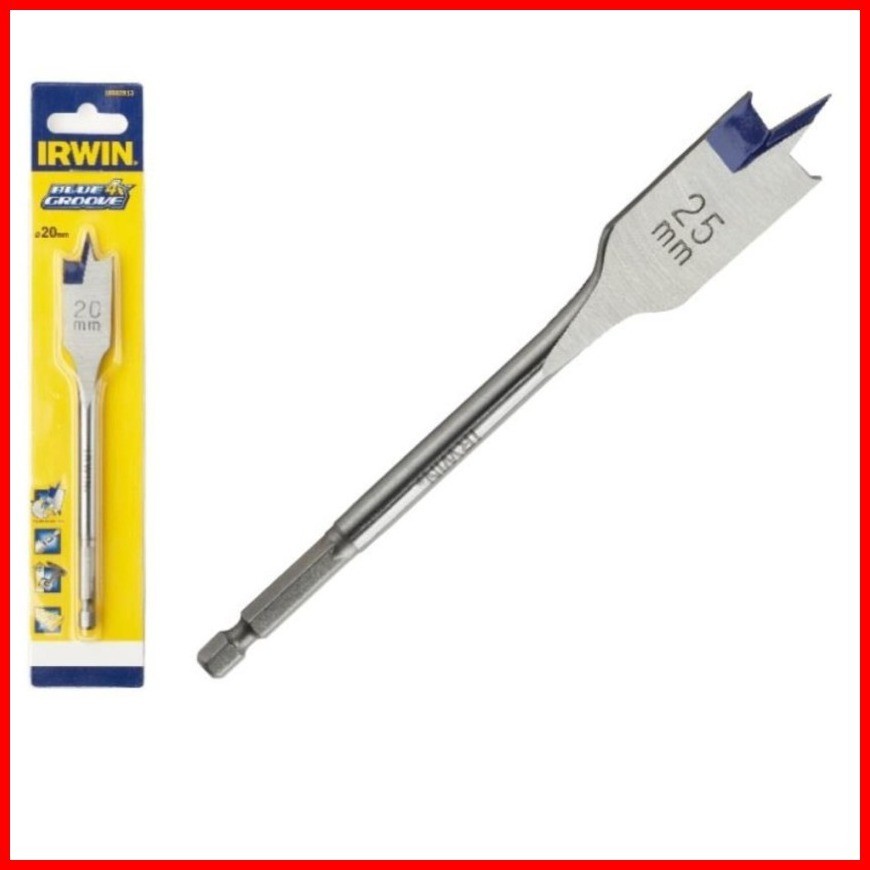 ☂ Irwin Flat Wood Spade Bit 25mm (1'') | Shopee Philippines