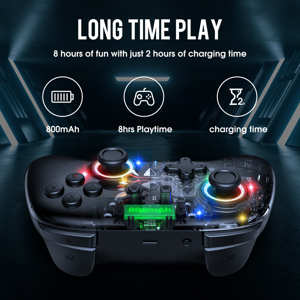 Online gaming controller ONIKUMA C6 gaming console PS5 dual motor six ...