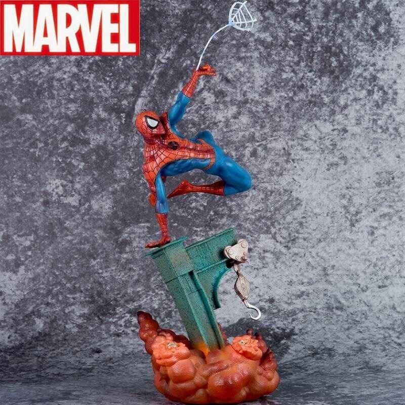 Spider Man 31Cm Pvc Action Figures Scene Battle Boxed Dolls Model ...
