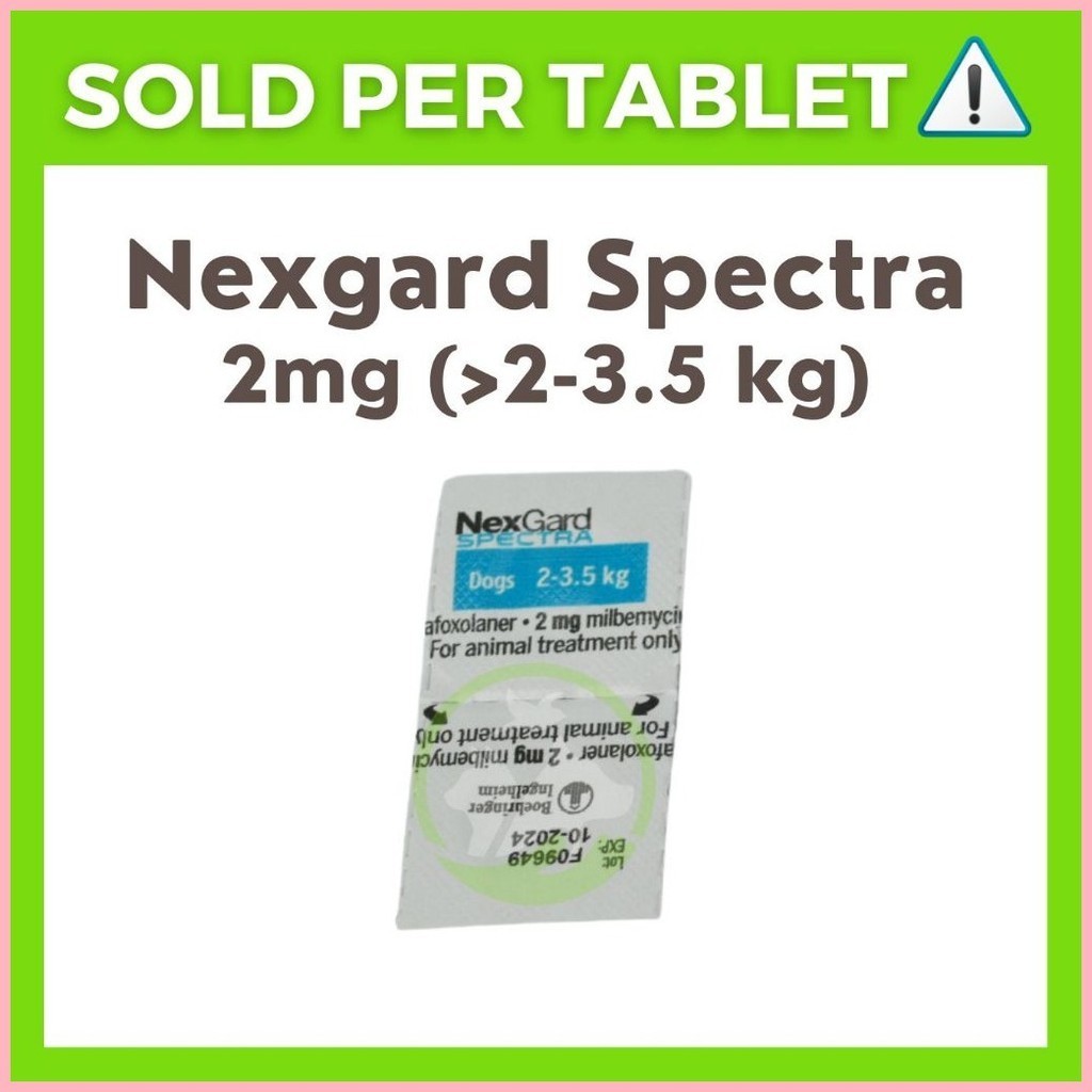 Nexgard and Nexgard Spectra Anti Tick & Flea with FREE Sticker Chewable ...