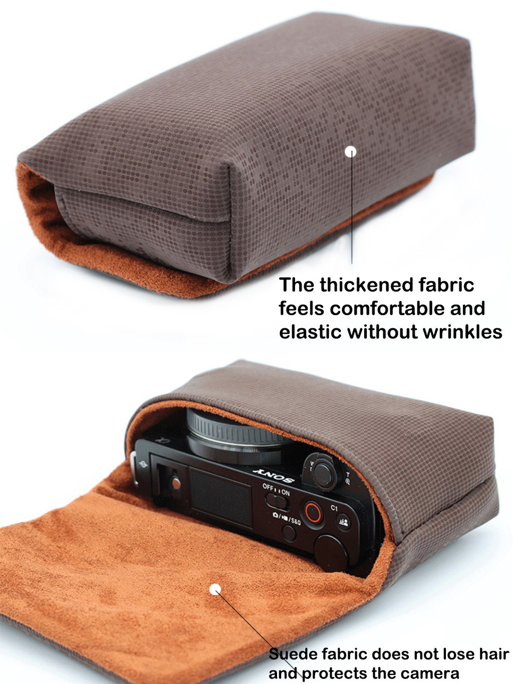 Digital Camera Bag Cover Case for Sony ZV-1 ZV-1II ZV1 ZV-1M2 RX100 VII ...