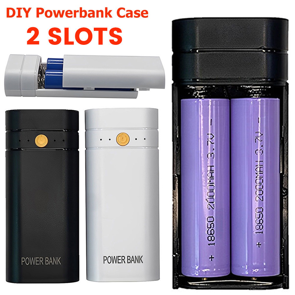 18650 Battery Charger Box Portable Power Bank Kit DIY DIY Fast Charging ...