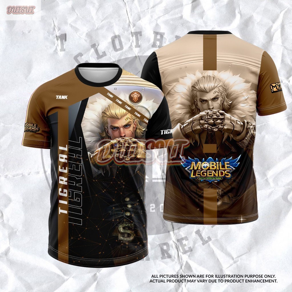 (TANK) Summer Round Neck Outfit Full Sublimation Mobile legends 3D ...