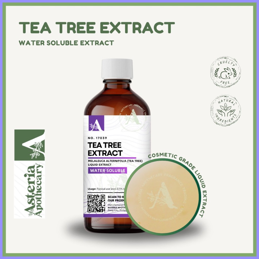 ☑ ⊕ Tea Tree Extract | Botanical Extract 30mL & 100mL - Asteria ...