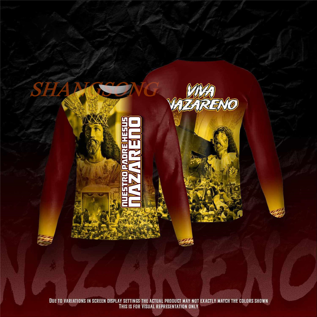 [FREE CUSTOME] Fully sublimated 3D print TSHIRT nazareno 2025 debosyon ...