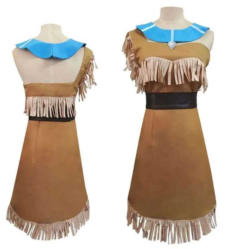Tt Anime Indian Princess Cosplay Aboriginal Chief Cos Costume Girls ...
