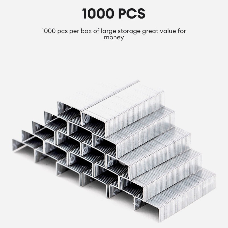 Deli 1000PCS/BOX Staple 24/6 E0012N Office Supplies | Shopee Philippines