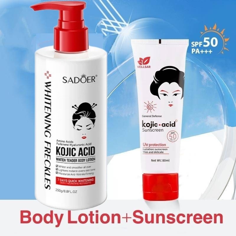 KOJIC ACID Brightening Body Lotion TENDER Lightening Moisturizing ...