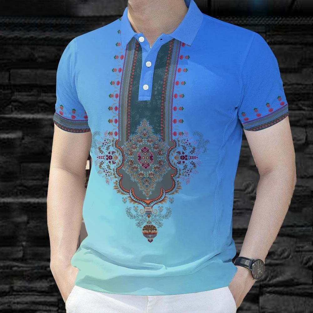 2025 asean attire Full Sublimation polo shirt for men philippine ethnic ...