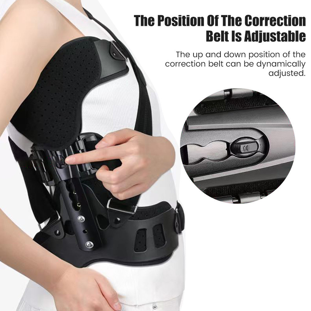 JBMBHC Adjustable Scoliosis Posture Corrector Scoliosis Fixator High ...