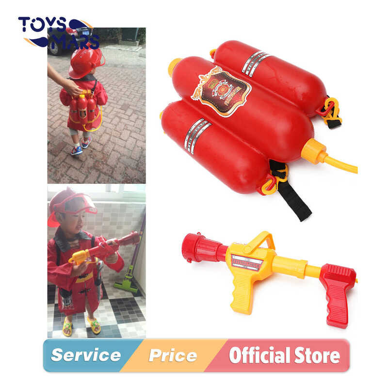 TOYSMARS Firefighter Backpack Blaster Beach Outdoor Cannon For Boys ...