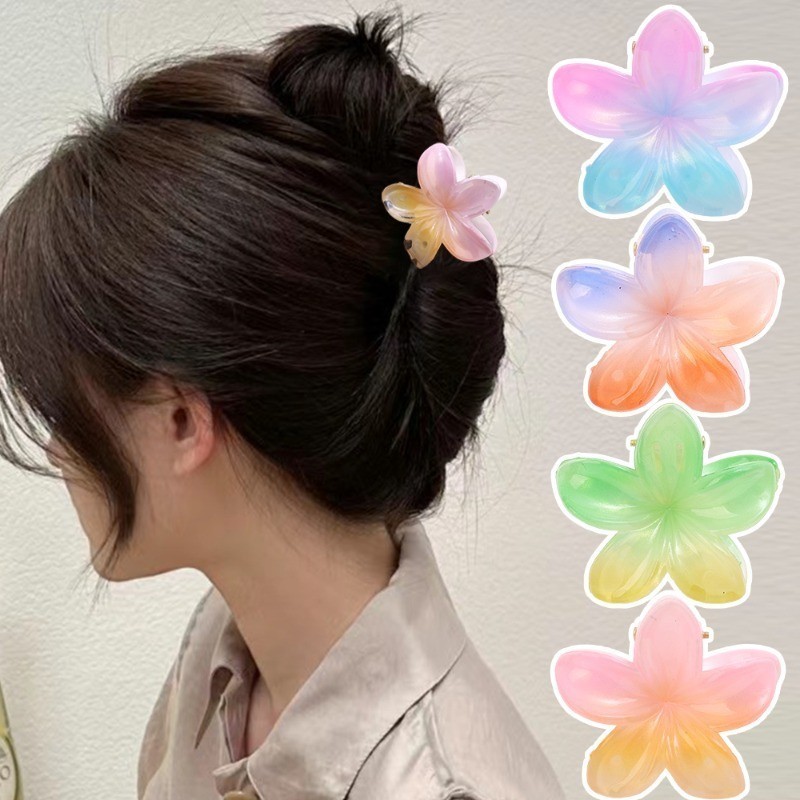 Colorful Egg Flower Hair Clamp - Y2K, Fashion, Cute, Sweet - Mini Grab ...