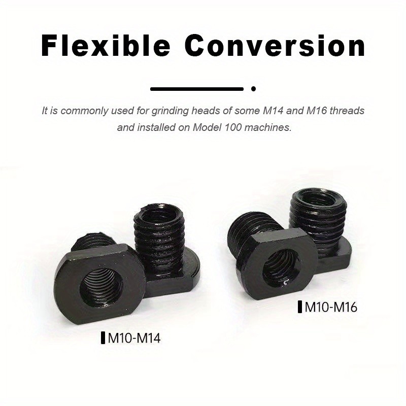 1/2pcs M10 Adapter Female To M14/M16 Thread Nut Polisher Attachment ...