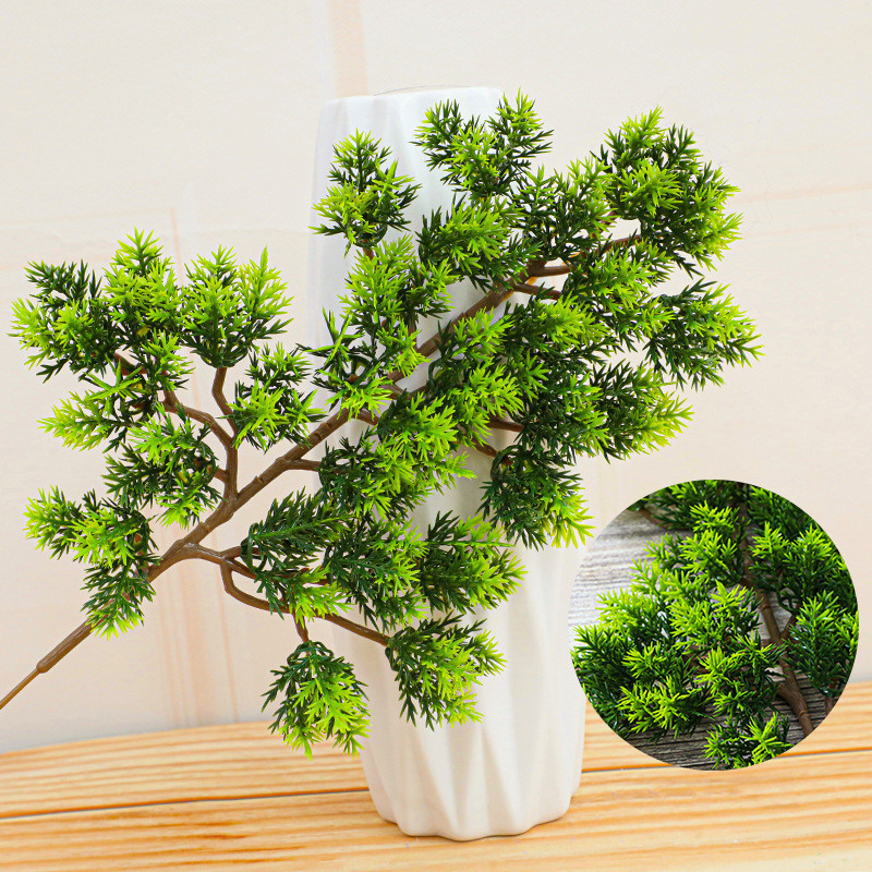 MINI Artificial pine trees pine branches and leaves artificial plant ...