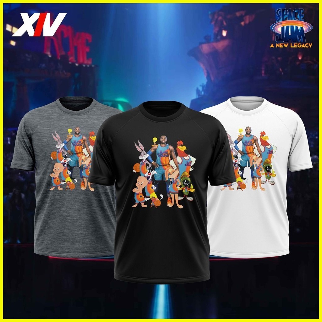 Space Jam 2 All Star Tunes DTF Printed Cotton Shirt | Shopee Philippines