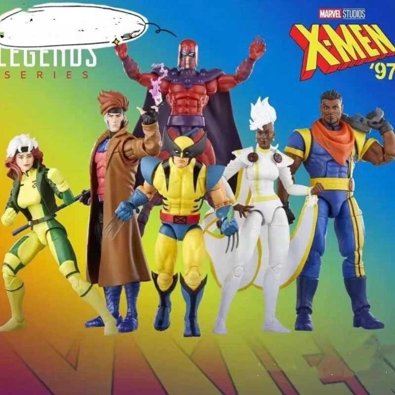 4 Genuine Legends Retro X-Men 97 Bishop Magneto Rogue Gambit · 6" Action Figure Xmen Toys Doll ...