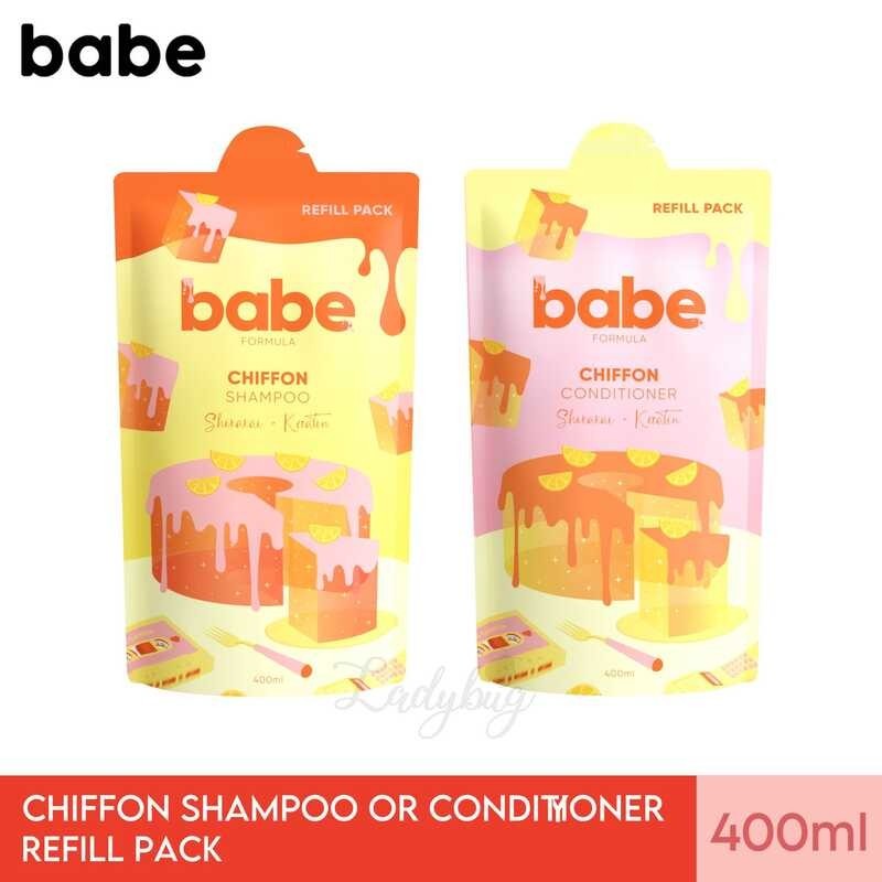 Babe Formula Chiffon Shampoo at Conditioner 400ml (Refill Pack ...