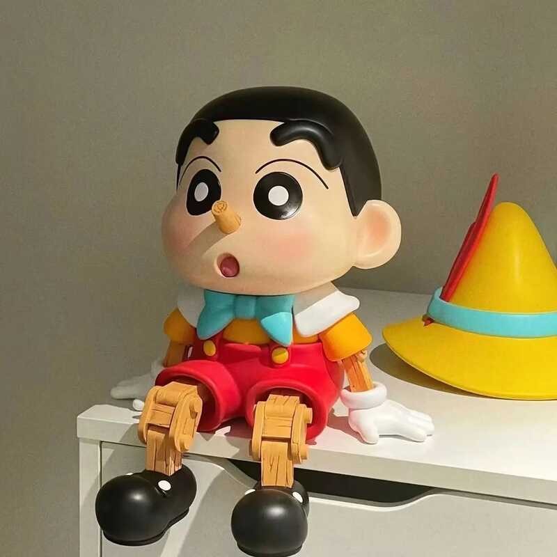 Puppet Crayon Shin-Chan Figure Cosplay Pinocchio Blockhead Anime Figure ...