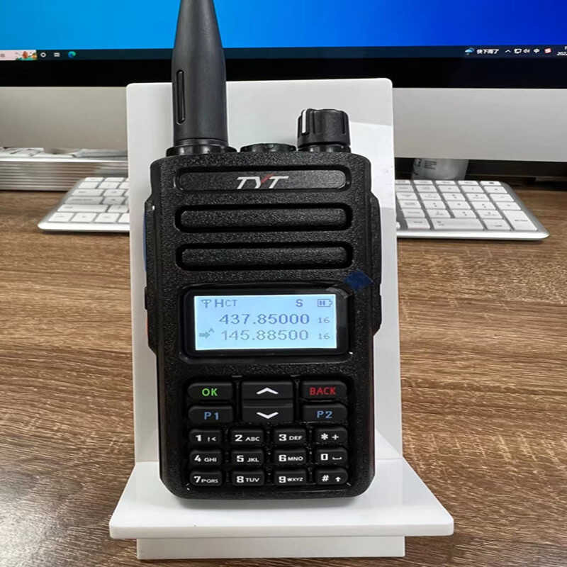 TYT/TeYiTong MD750 wireless intercom UV dual segment DMR mode digital analog handheld devi ...