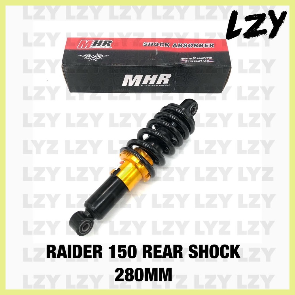MHR 280mm Raider R150 280mm Rear Suspension Shock Absorber Raider150 ...