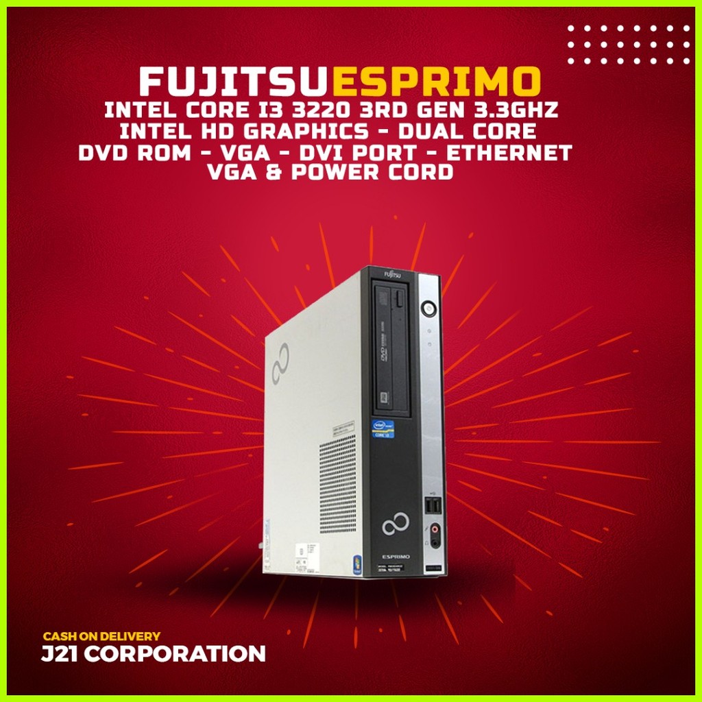 → DESKTOP - INTEL CORE i3 3RD GEN - SYSTEM UNIT / COMPLETE SET 23" INCHES BUNDLE | Shopee ...