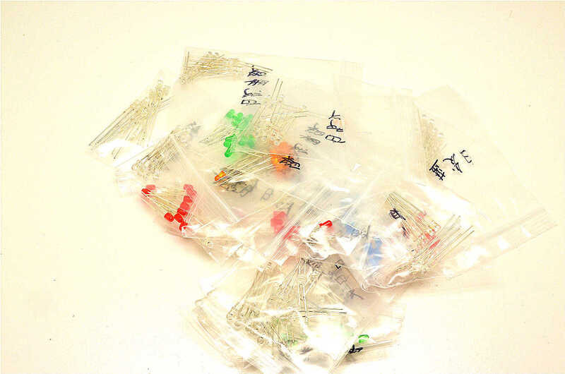 Light Emitting Diode Package 3MM Full Series 22 Types, 10 bawat ...