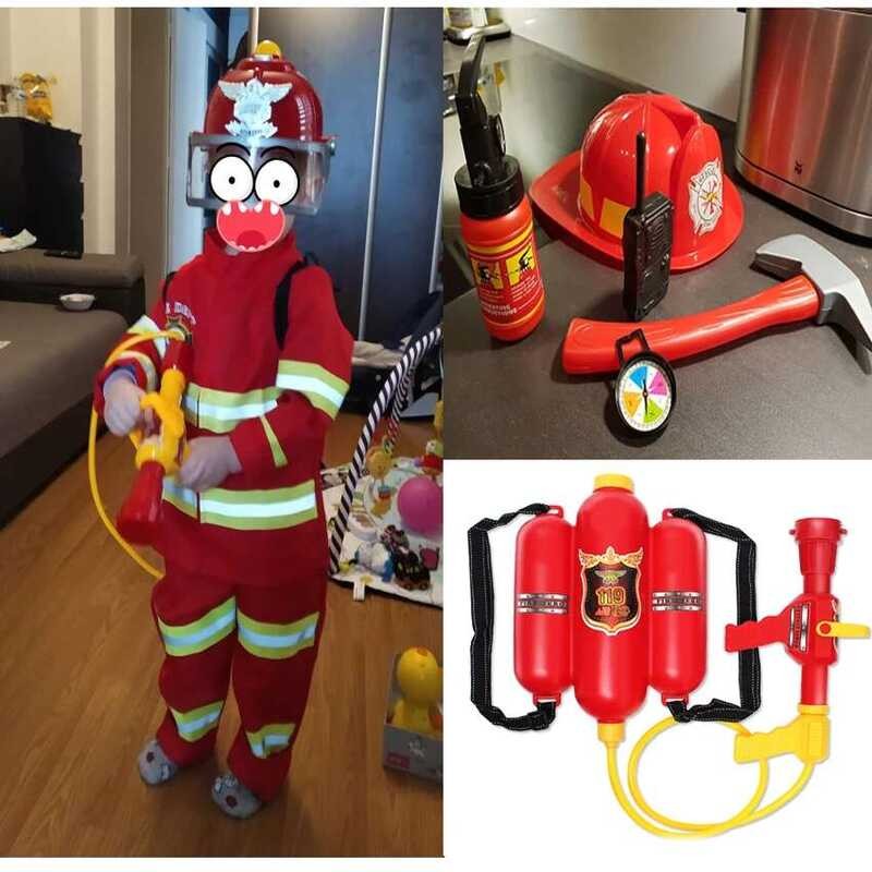 CHXIBA Fireman Kids Uniform Car Tent Sam Cosplay Mga , Firefighter ...