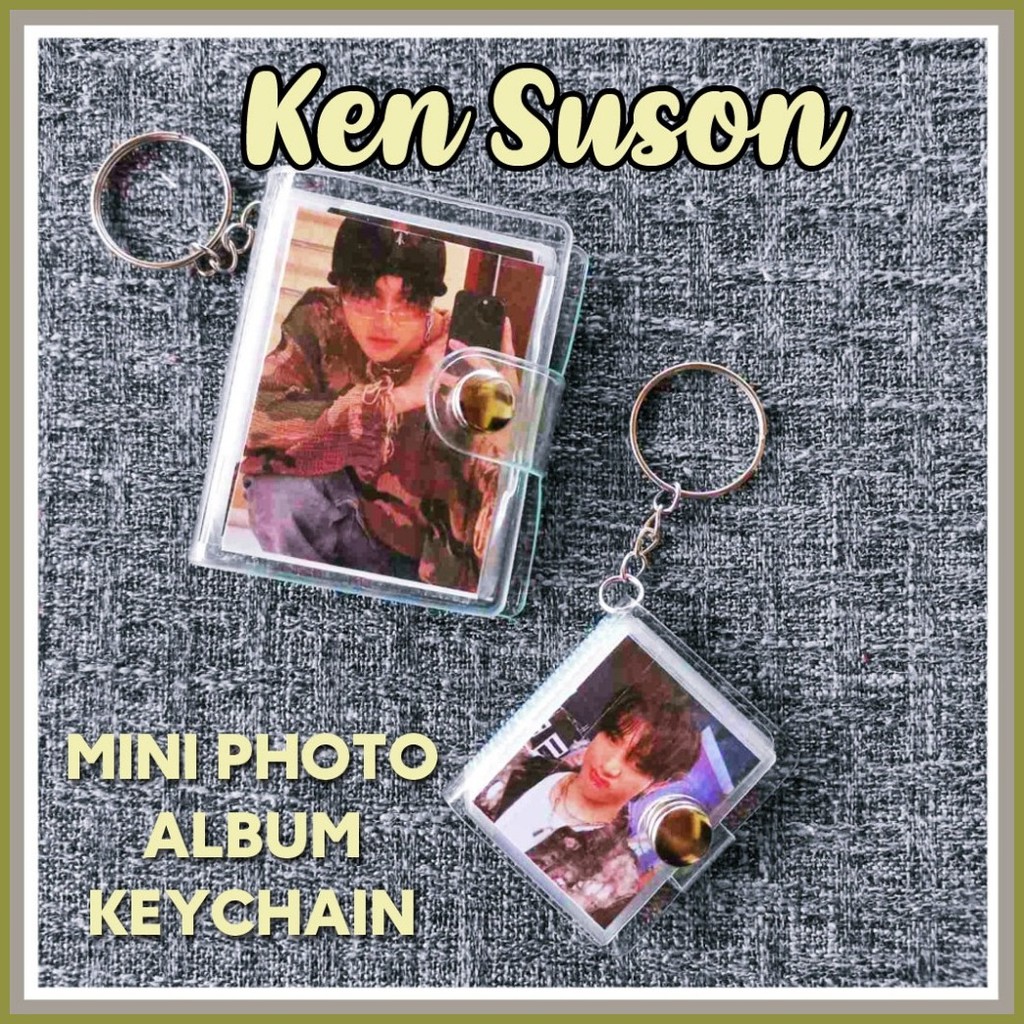 Customized SB19 Ken Suson Mini Photo Album Keychain (Print Your Own ...