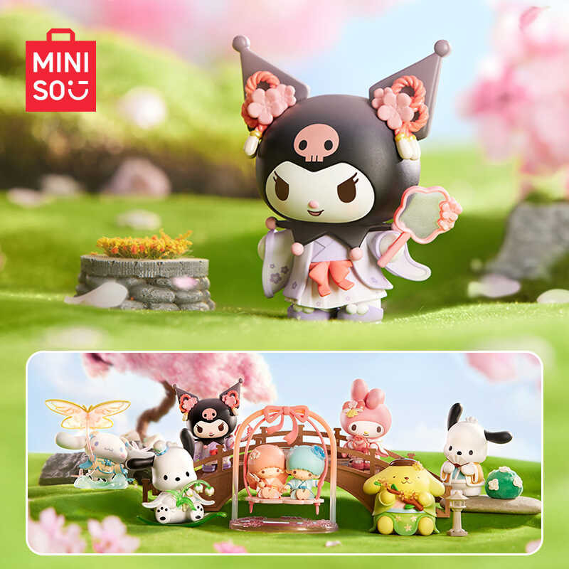 Miniso Sanrio New Rhyme Flower Clothing Series Kawaii Kuromi Pochacco ...