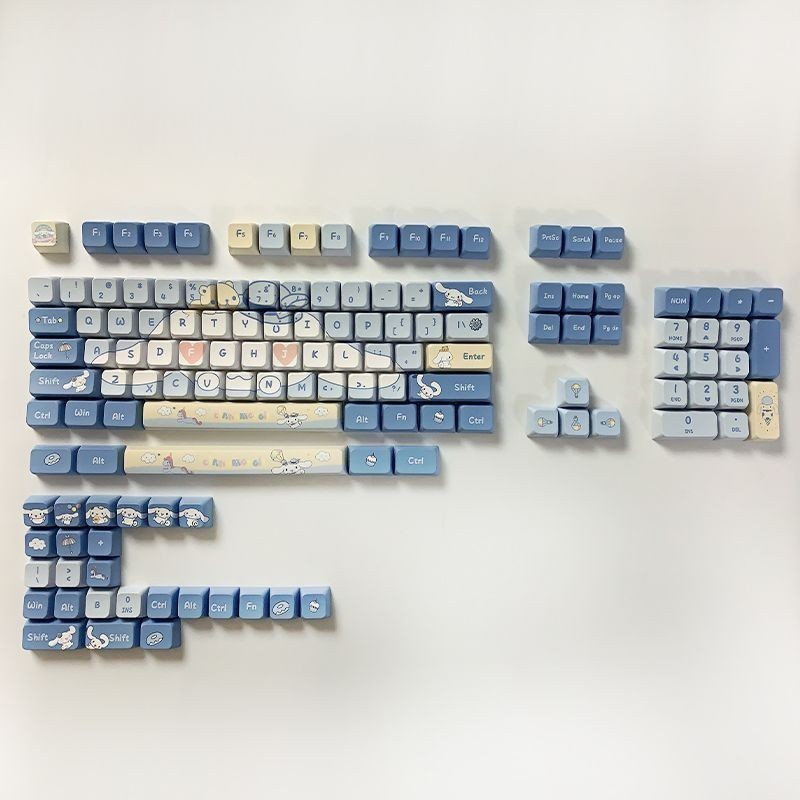 Cinnamoroll Sanrio Keycaps 137 Keys MDA Profile PBT Five-side Dye ...