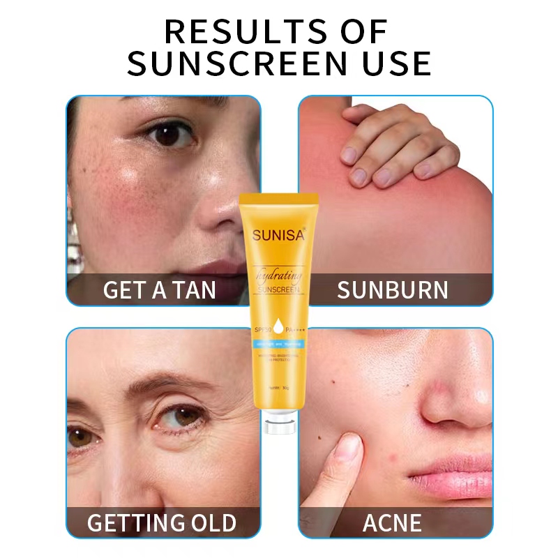 SUNISA Strength Sunscreen SPF50 PA++++ ultra-light hydrating ...