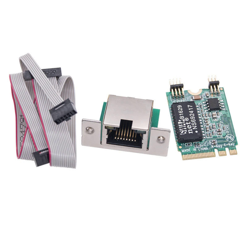I210AT Chip M.2 A+E to RJ45 COM Port Gigabit Ethernet Network Card 10 ...