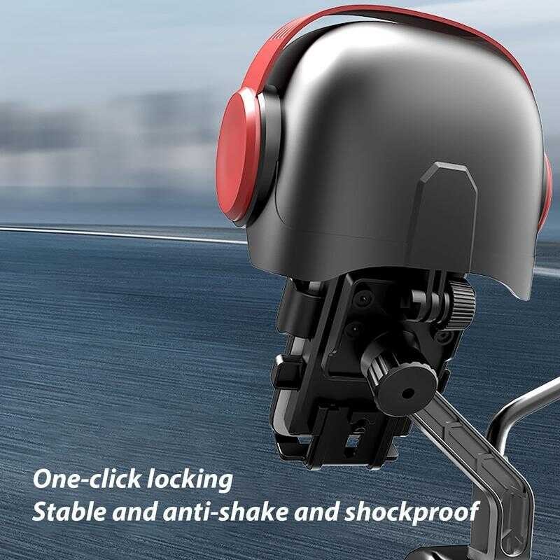 Holder Motorcycle Mobile Portable Bracket · Waterproof Cute Ear Mini ...