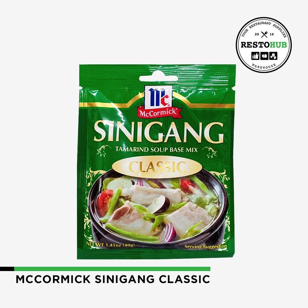 Mccormick Sinigang Classic / Tamarind Soup Base Mix ( 40g ) | Shopee ...