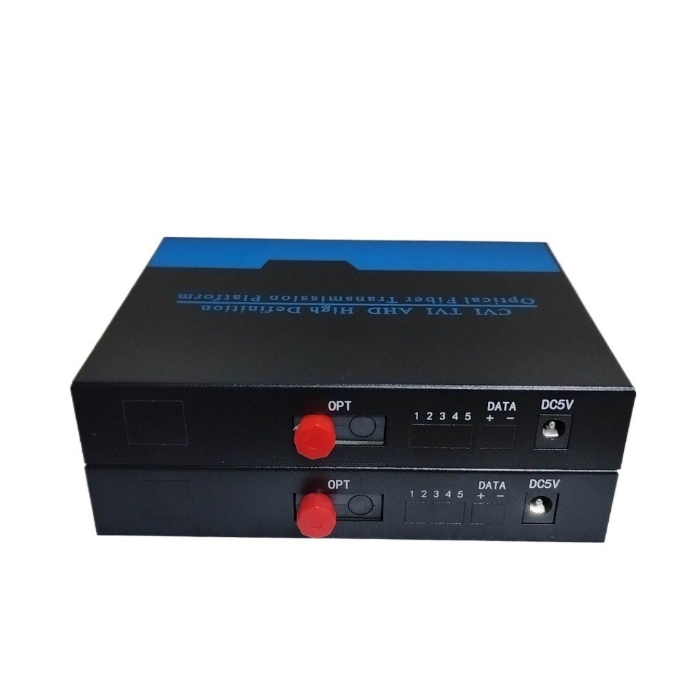 4V HD 1080P CVI Video Optical Transceiver FC/SC Interface With Low Loss ...