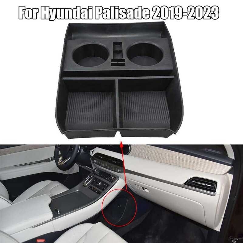 ABS Black Armrest Console Central Storage Box Para Sa Hyundai Palisade ...