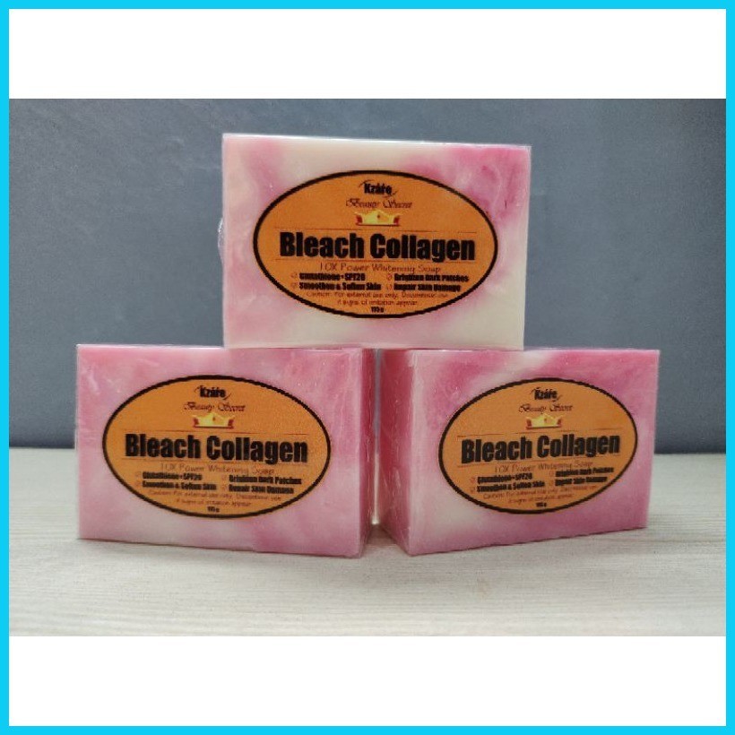 Kzare Bleach Collagen 10x Power Super Whitening Soap With Spf20 135g