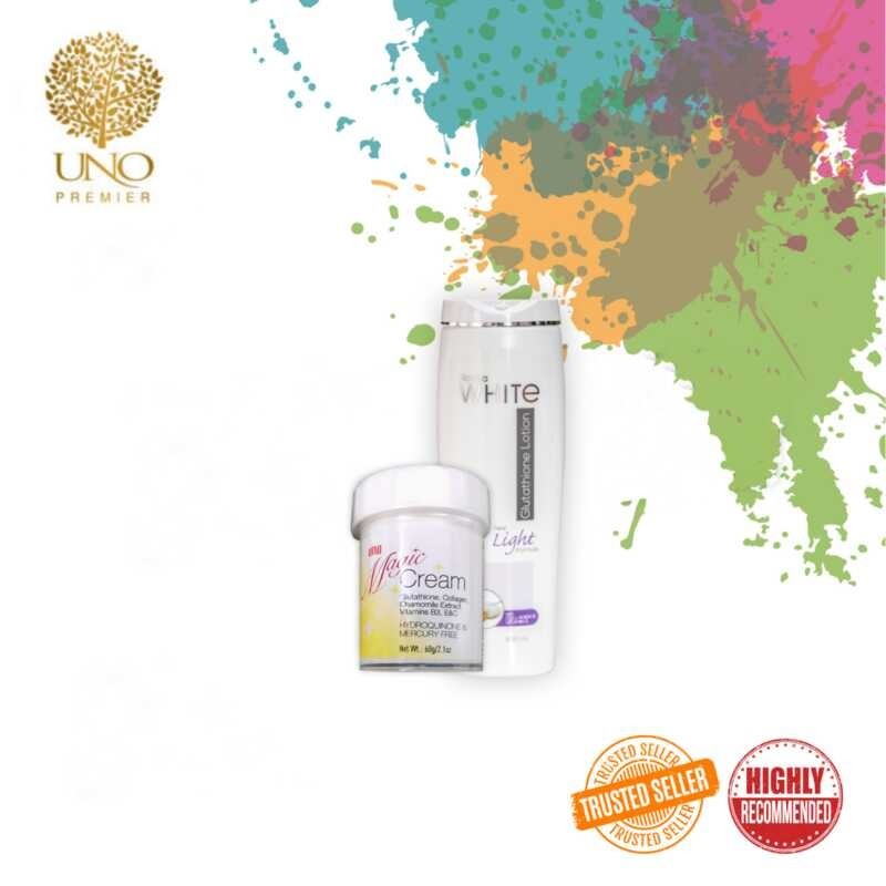 the best UNO Magic and lotion with Glutathione Collagen Chamomile ...