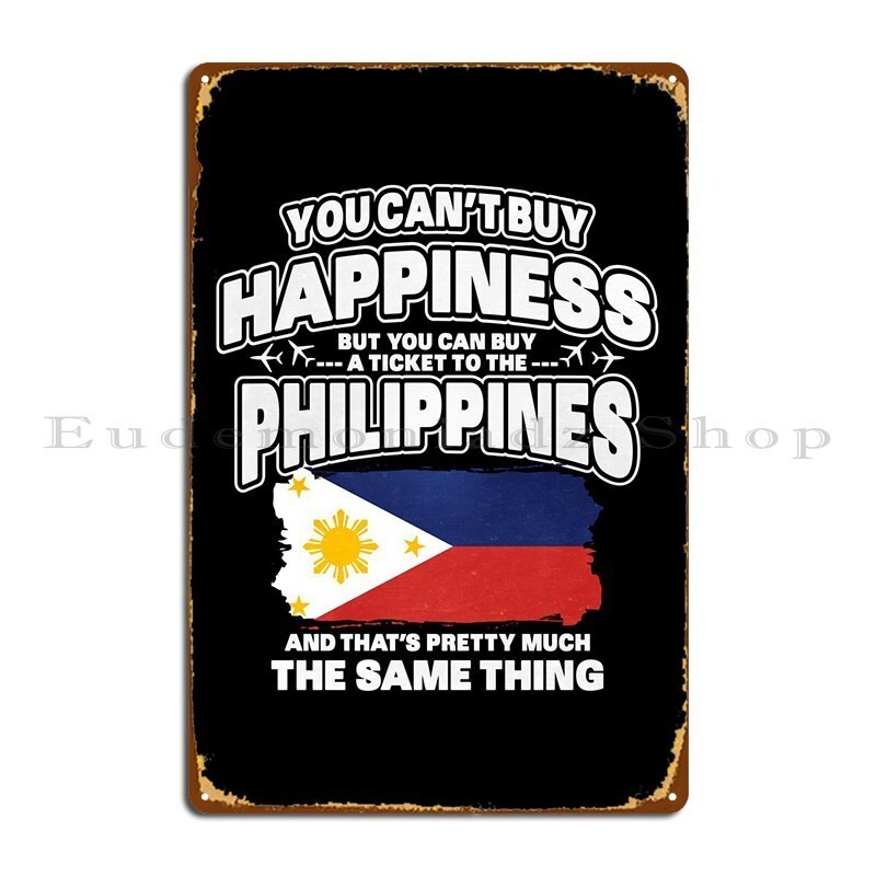 Philippines Metal Sign Decoration Cinema Designs Wall Plaque Cave Tin ...