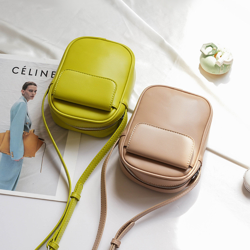 UISN #S6170 Women's Mobile Phone Bag Crossbody Bucket Wallet Simple ...