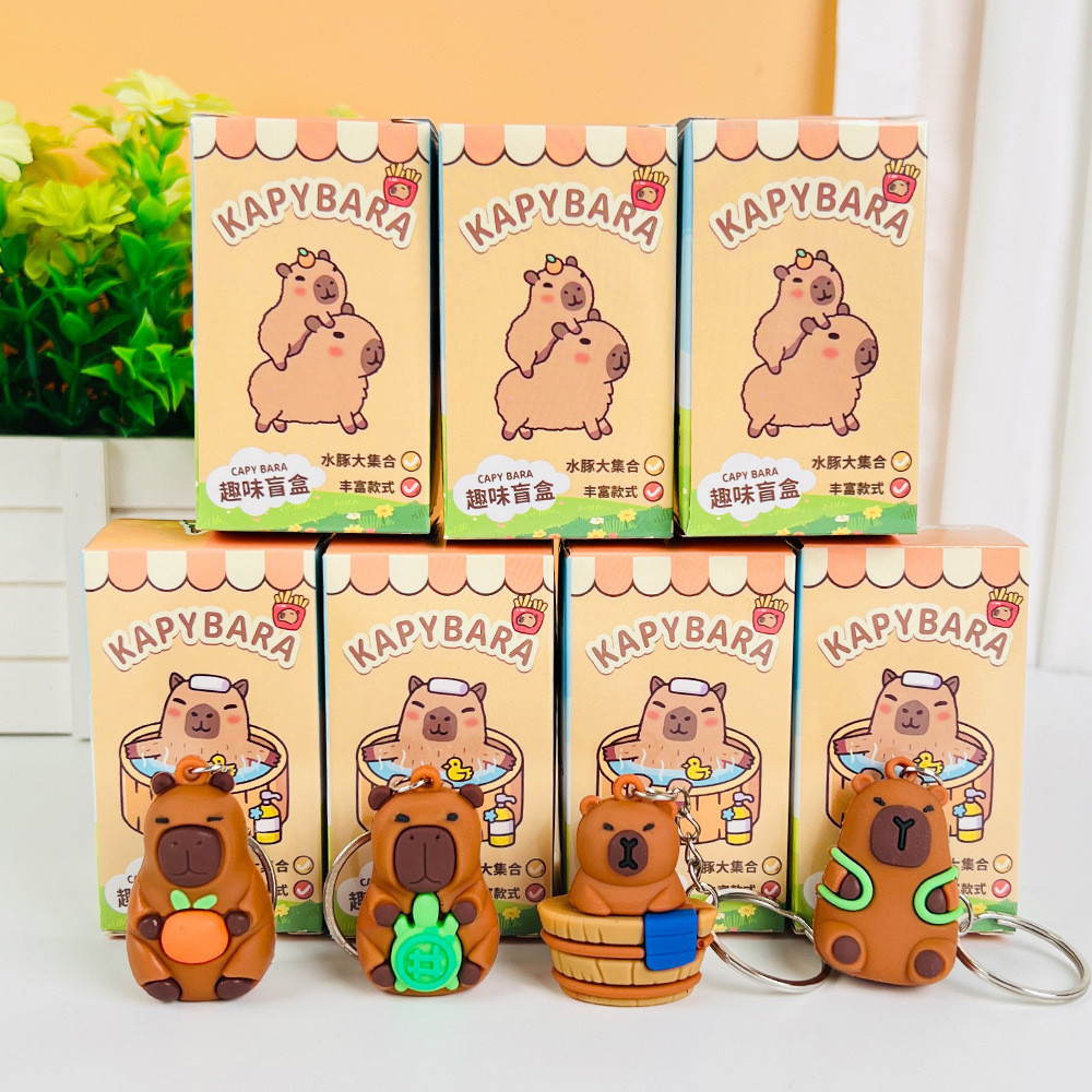 [Ready Stock] Kapibara Mystery Box Capybara Toy Doll Mystery Box Toy ...