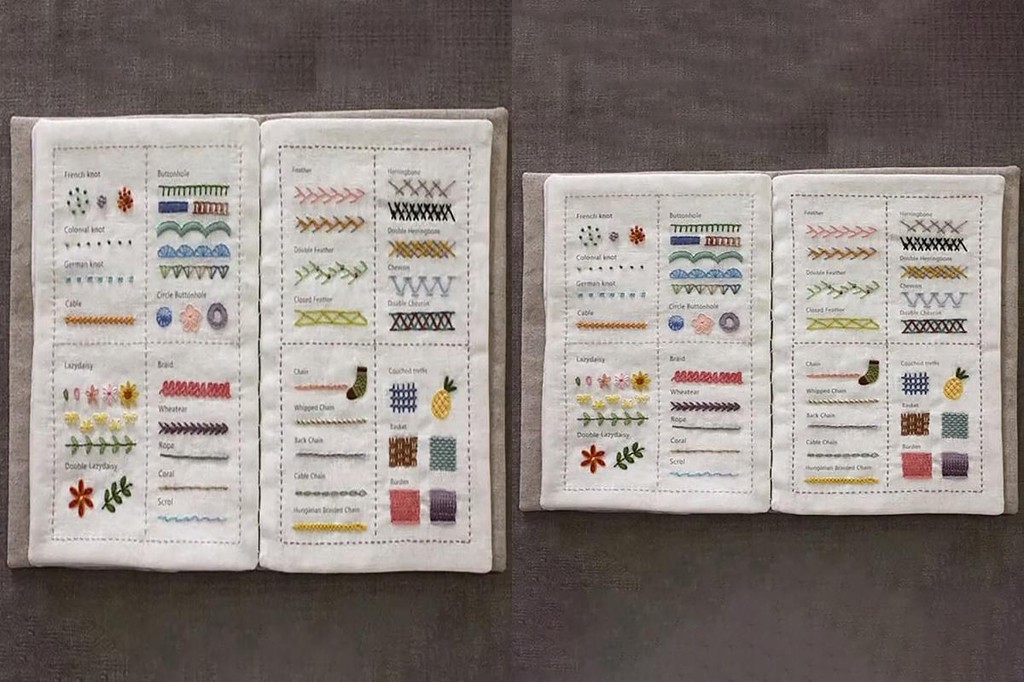 Craft Stitch Reference Book Diy Stitch Guide Ultimate Embroidery Stitch ...