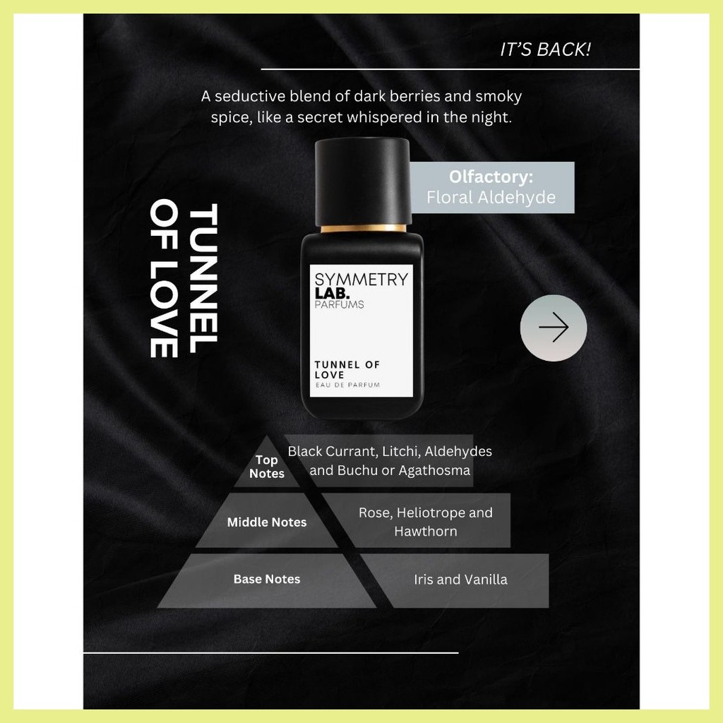 ⇩ Tunnel of Love Eau De Parfum by Symmetry Lab Parfums | Shopee Philippines