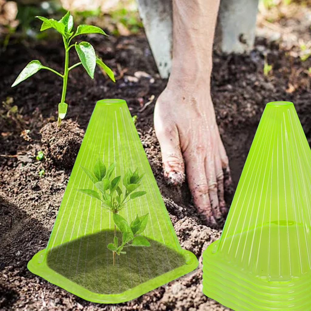 For Garden Protection Seedling - Reusable Plant Bell Covers,Clear ...