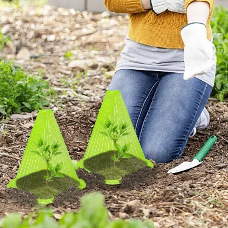 Plant Protector Plastic Breathable Protection Cover Against Snails ...