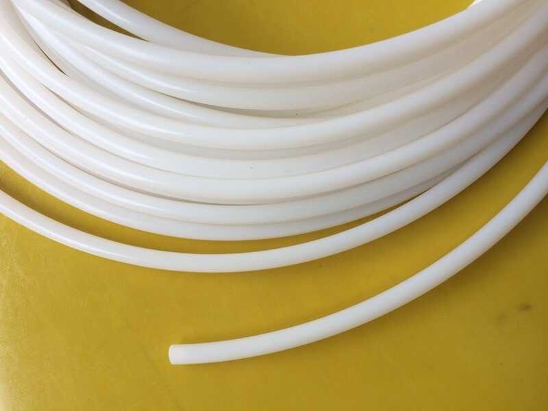 PTFE milky white tube/PTFE tube Anti corrosion, acid and alkali resista ...