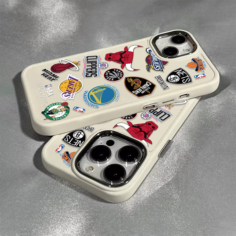 Trendy Basketball Team Logo Pattern Phone Casing Compatible for IPhone ...