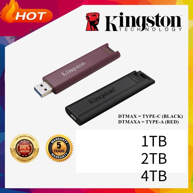 Kingston DataTraveler Max USB 3.2 Gen 2 High Performance Type-A USB ...