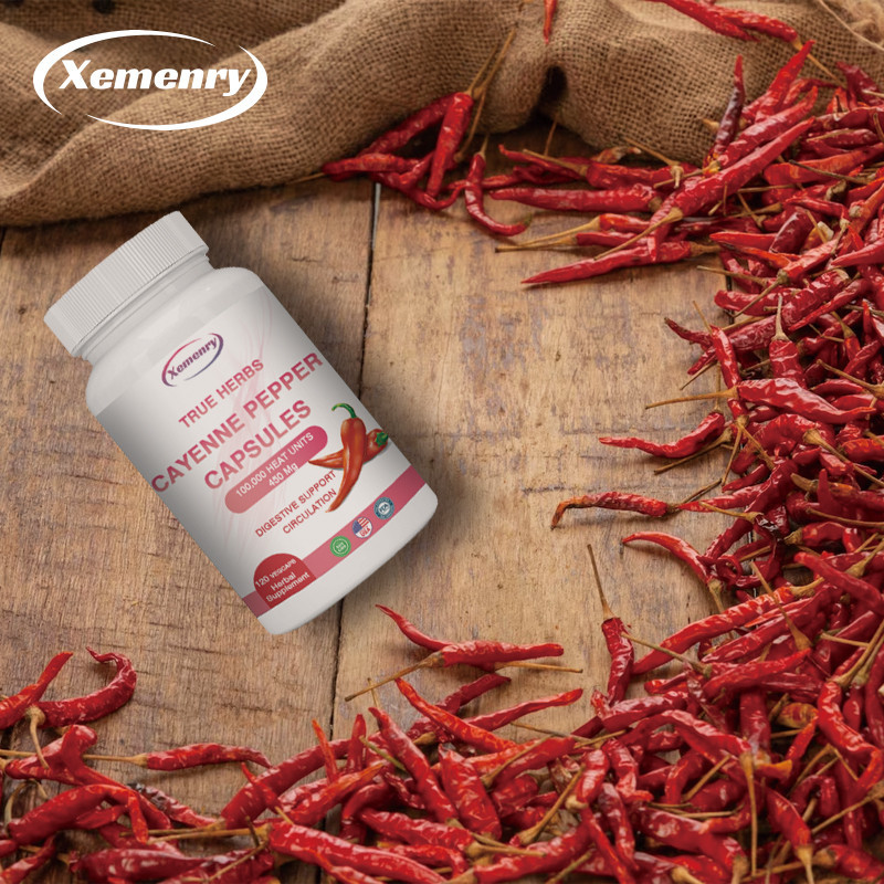 Xemenry Capsules - 750 mg - Contains natural capsaicin - Promotes ...
