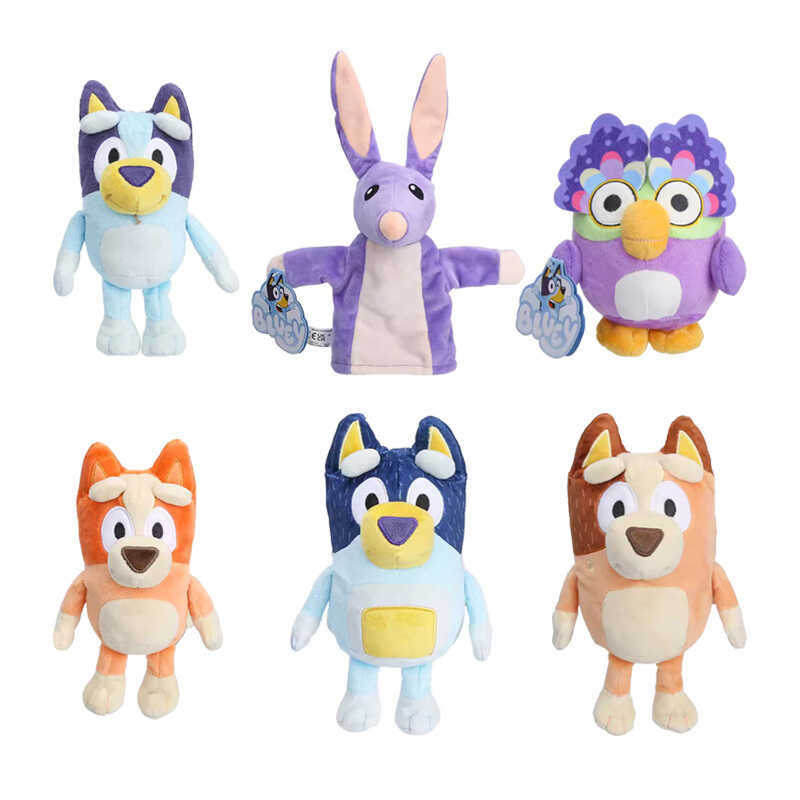 Soft Genuine Bluey Bruy Dog Bingo Friend Chattermax Owl Toys Cartoon ...
